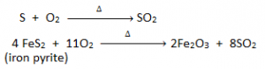 Sulphuric acid (H2SO4) : Manufacture by contact process, properties ...