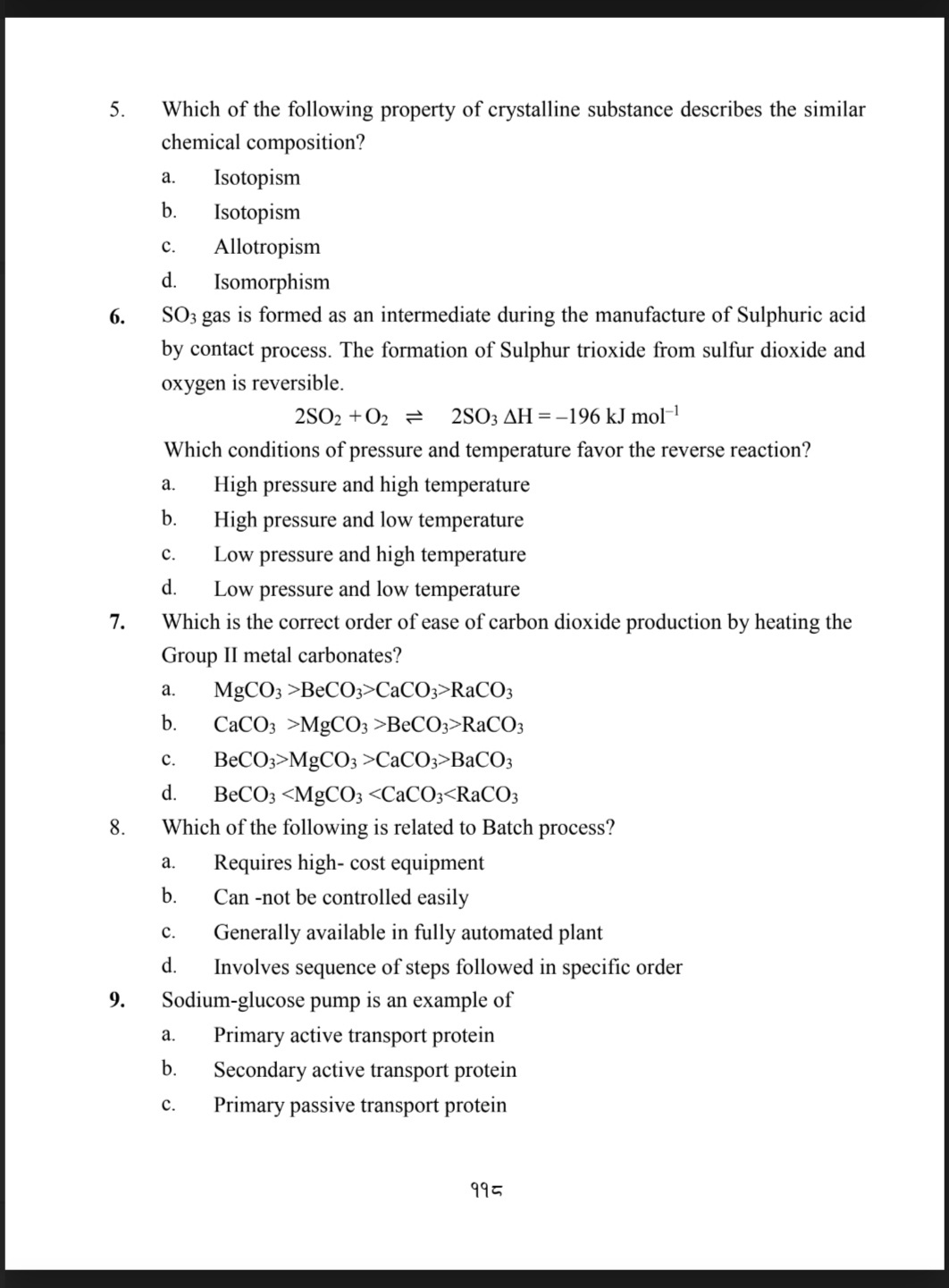 Class 11 Chemistry Model Question Paper With Solution Class 11 Chemistry Model Question Paper With Solution